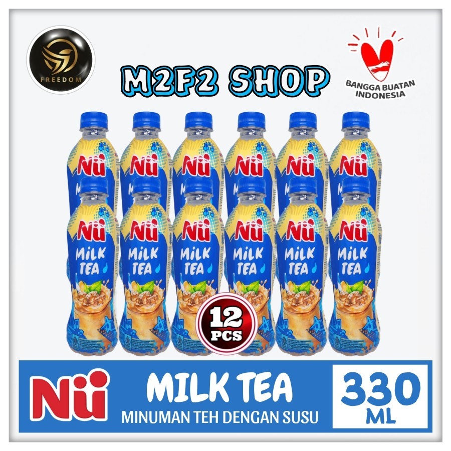 Jual NU Milk Tea | Teh Rasa Susu Original Botol Pet - 330 ml (Kemasan ...