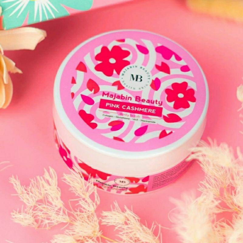 Jual WHITENING BODY SCRUB PINK CASHMERE 100 ML MAJABIN BEAUTY | Scrub ...