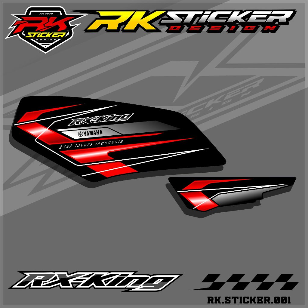 Jual Sticker Striping RX KING - Stiker Striping Varias Desain Racing Rk ...