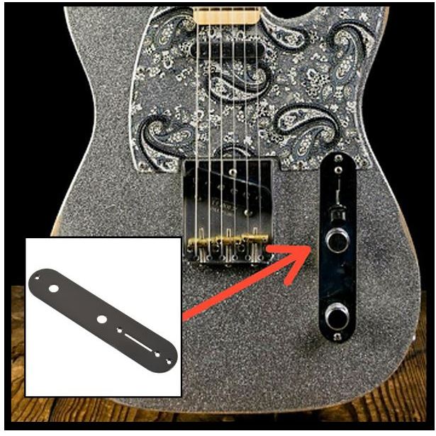 Jual Control Plate Telecaster Black | Shopee Indonesia