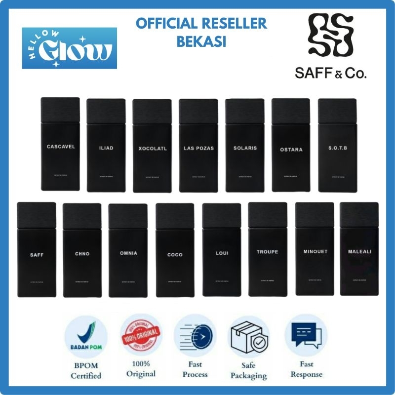 Jual SAFF & Co. Extrait de Parfum All Variant 30 ML - MINOUET / SOTB / LOUI / OMNIA / ILIAD ...