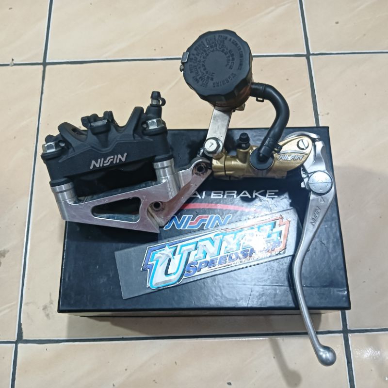 Jual Master rem Nissin samurai radial dan kaliper twin original | Shopee Indonesia