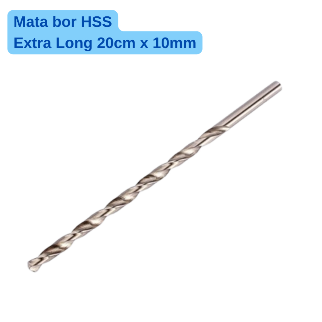 Jual Mata bor HSS kayu besi 10mm panjang 20cm panjang 200mm | Shopee ...