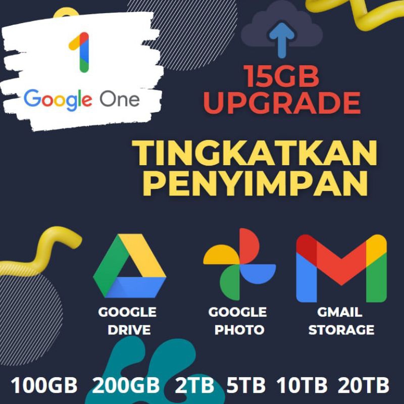 Jual GOOGLE ONE 100GB | PENYIMPANAN DRIVE/PHOTO | Shopee Indonesia