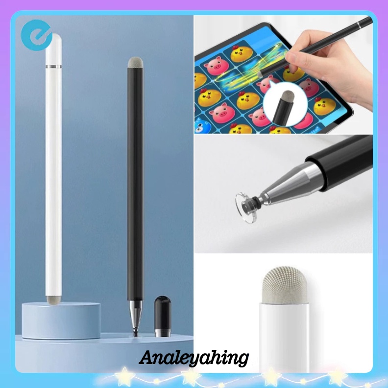 Jual Stylus Pen 2in1 Universal Microfiber Head Touch Drawing Pen ...