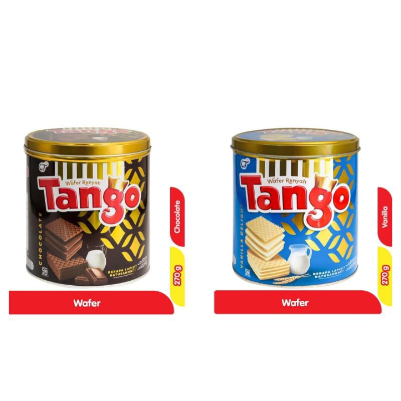 Jual Tango Wafer Kaleng 270 g | Shopee Indonesia