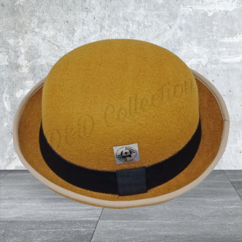 Jual Topi fedora caplin bulat original ukuran dewasa || Bowler hat ...