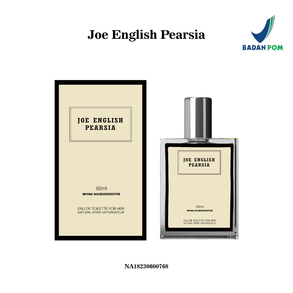 Jual [ BPOM ] PARFUM JOE ENGLISH PEARSIA 50ML SPRAY AROMA SEGAR ...