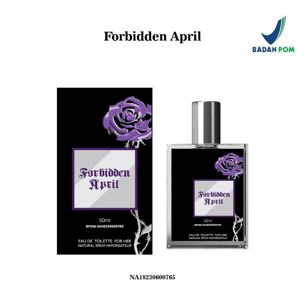 Jual [ BPOM ] PARFUM FORBIDDEN APRIL 50ML PARFUM PRIA PARFUM WANITA ...