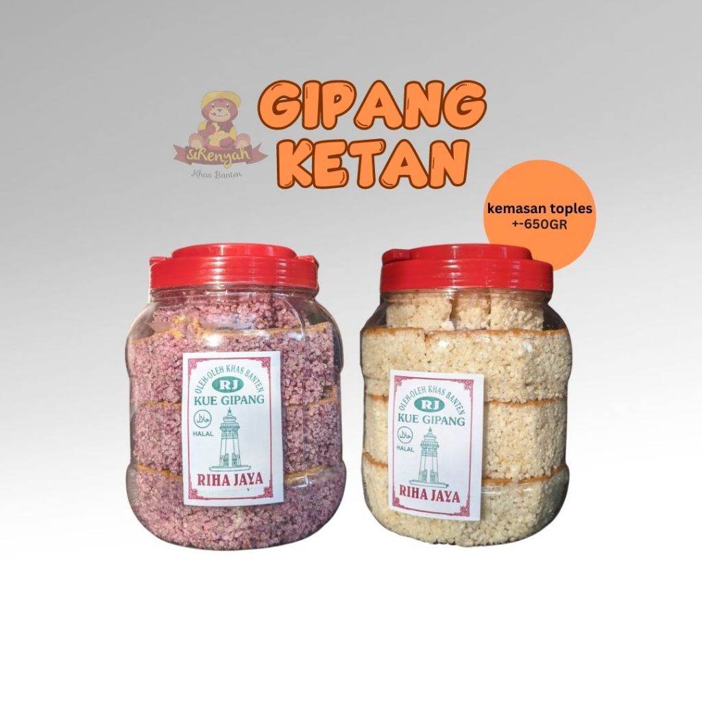 Jual Gipang Selai Kacang Khas Banten / Kue Gipang Beras Ketan | Shopee ...