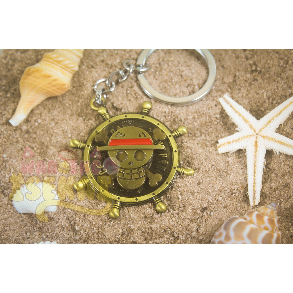 Jual One Piece Keychain Gantungan kunci Anime Bajak Laut Monkey D Luffy ...