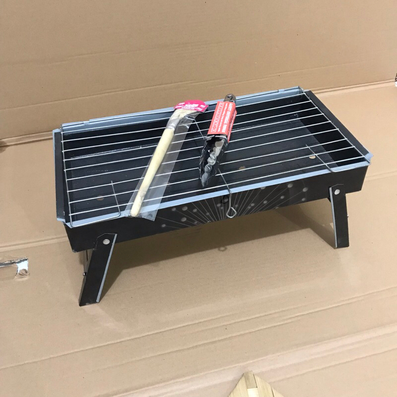 Jual 1 PAKET Alat Pemanggang Serbaguna Barbeque Bakaran Portable Arang ...
