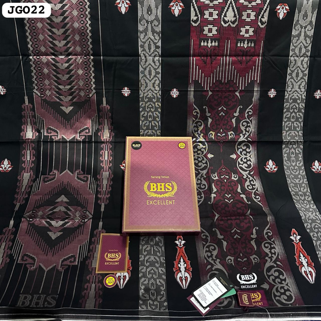 Jual Sarung BHS Excellent JACQUARD Gold Motif E58 JGO Original Full ...