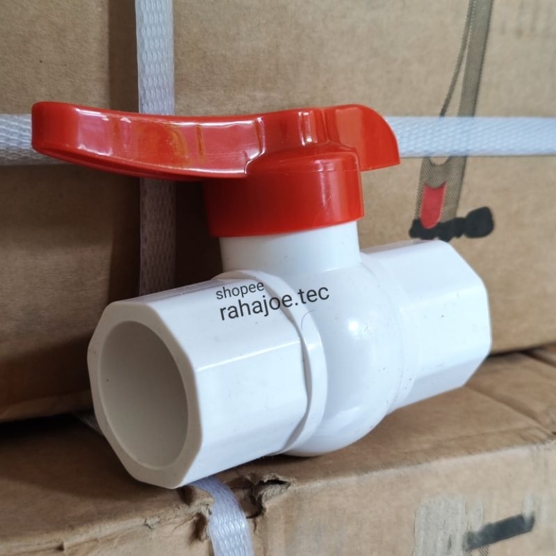Jual Stop Kran PVC 1" Ball Valve 1 Inch | Shopee Indonesia