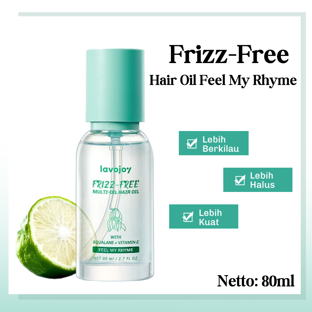 Jual lavojoy Frizz-Free Hair Oil Feel My Rhyme 80ML | Shopee Indonesia