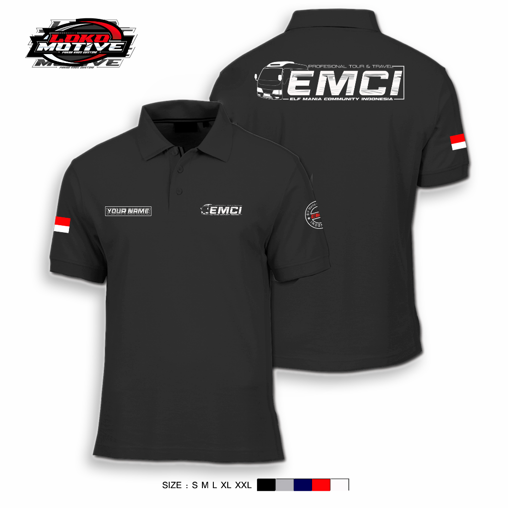 Jual Polo shirt EMC Elf mania community premium quality | Shopee Indonesia