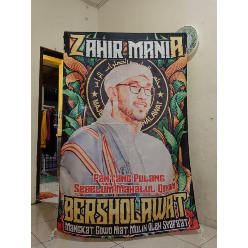 Jual BENDERA SHOLAWAT AZ ZAHIR ZAHIR MANIA | Shopee Indonesia