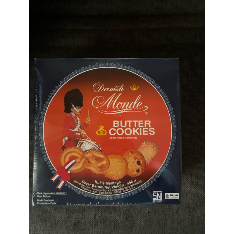 Jual MONDE BUTTER COOKIES 454gram KALENG | Shopee Indonesia