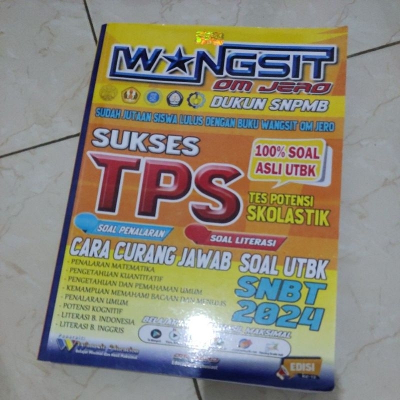 Jual Wangsit om jero 2024 tps utbk snbt preloved | Shopee Indonesia