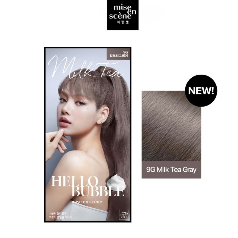 Jual mise en scene Hello Bubble - Hair Color New 2023 - 9G Milk Tea ...