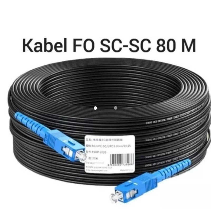 Jual kabel fiber optik SC SC 80 m drop kabel 80m Sc Sc sling /cable ...