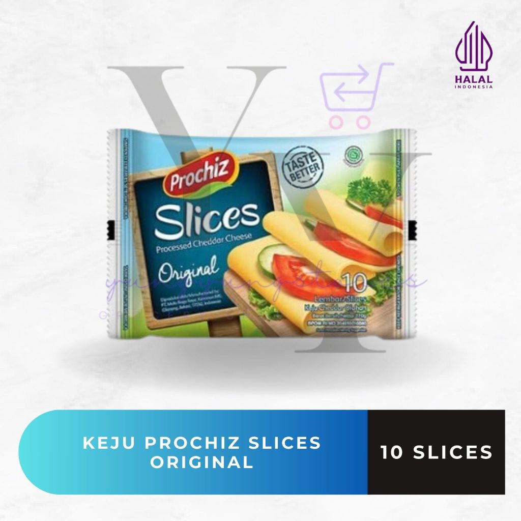 Jual Keju Prochiz Slice Cheddar Original Isi 10 160 gram | Shopee Indonesia