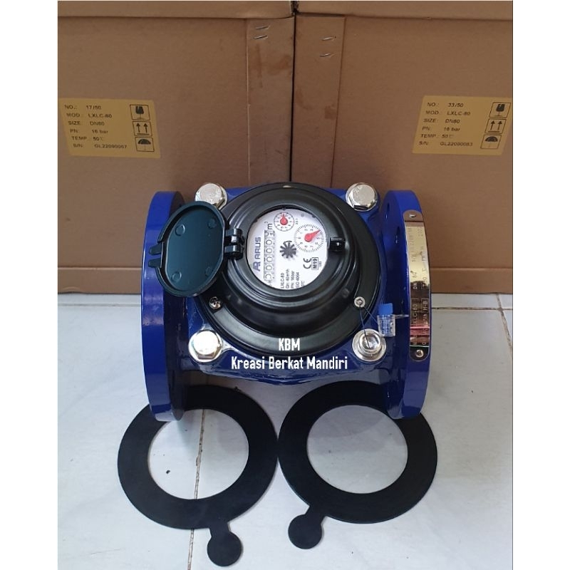 Jual WATER METER 3" INCH ARUS LXLC-80 DN80 MM | Shopee Indonesia