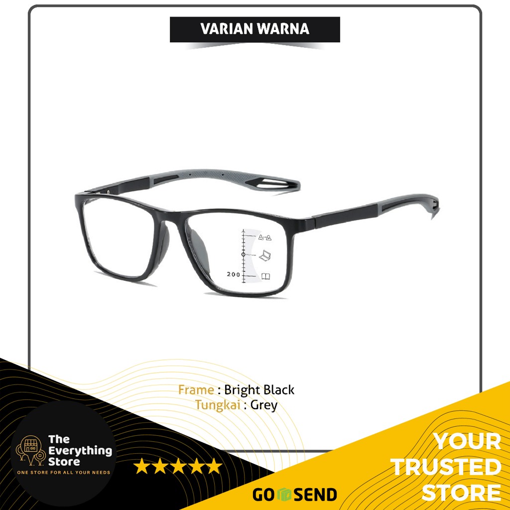 Jual Kacamata Bump Lensa Progresif Autofokus / Kaca mata Baca Plus Auto ...