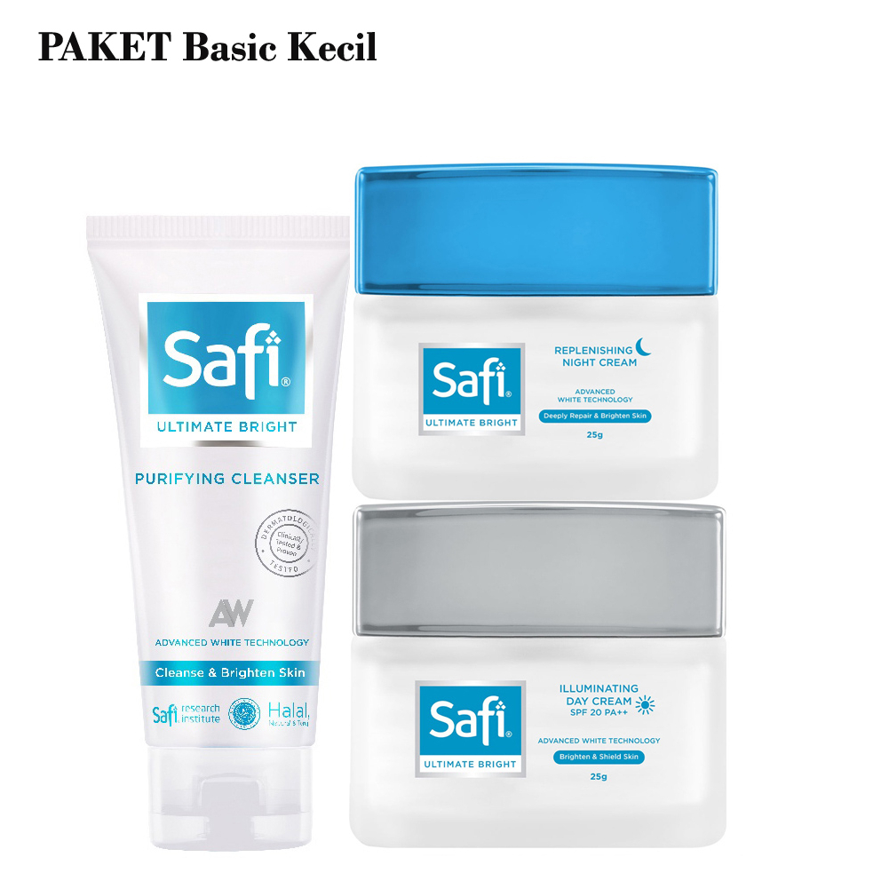 Jual PAKET Safi Ultimate Bright Skin Care Series Untuk Kulit Kusam | Shopee Indonesia