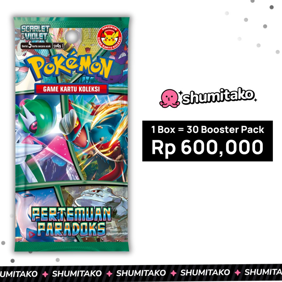 Jual Pokemon TCG Indonesia SV4s Pertemuan Paradoks Booster Box | Shopee Indonesia
