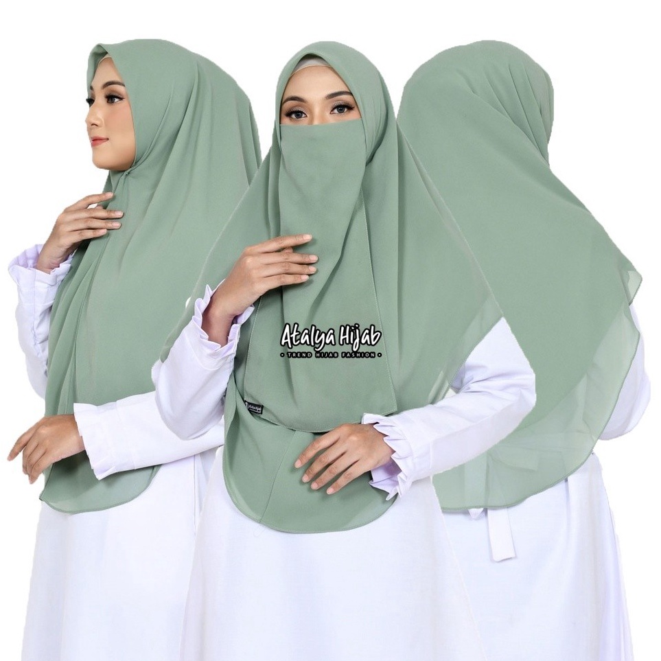 Jual Hemat Terkini Shiddiq Hijab Jilbab Wanita Bergo Niqab Syari Eshal ...