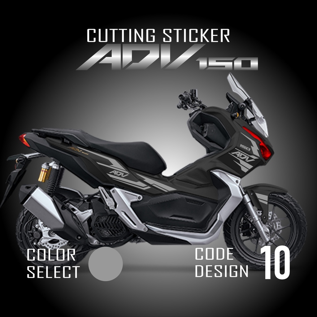 Jual stiker variasi striping lis bodi motor honda ADV 150 cc stiker lis ...
