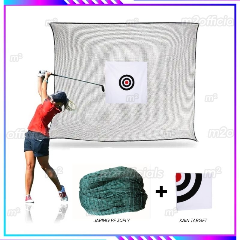Jual Jaring Latihan Golf 30ply & Kain Target Golf Net Driving ...
