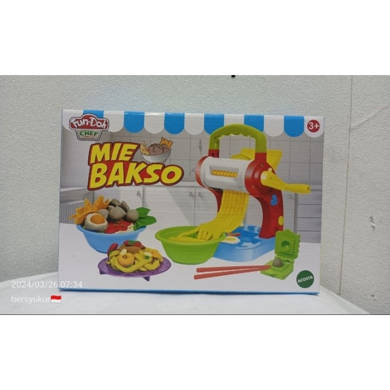 Jual mainan masak masakan mie bakso fun doh | Shopee Indonesia