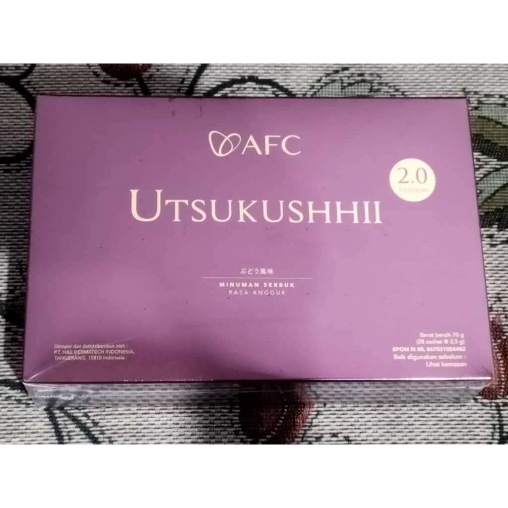 Jual Utsukushhii Gold AFC Japan Utsukushii Gold 1 Box Isi 28 Sachet Original Utsukushi Gold ...