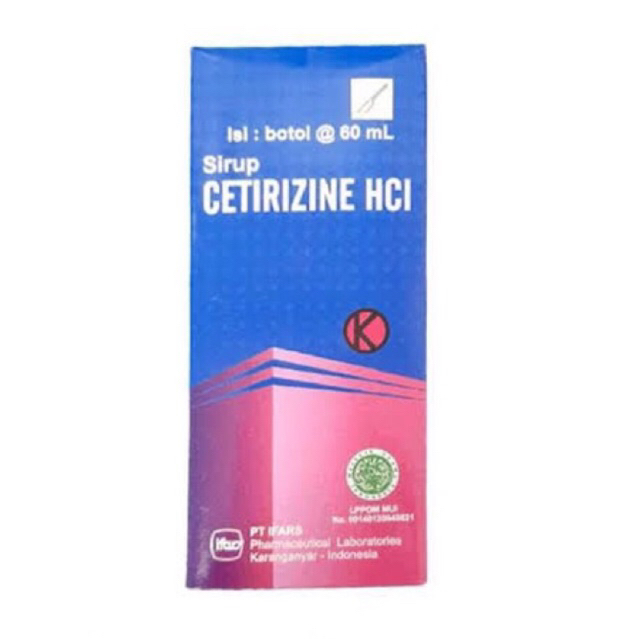 Jual Cetirizine Syrup 60 Ml (Gen-Ifars) | Shopee Indonesia