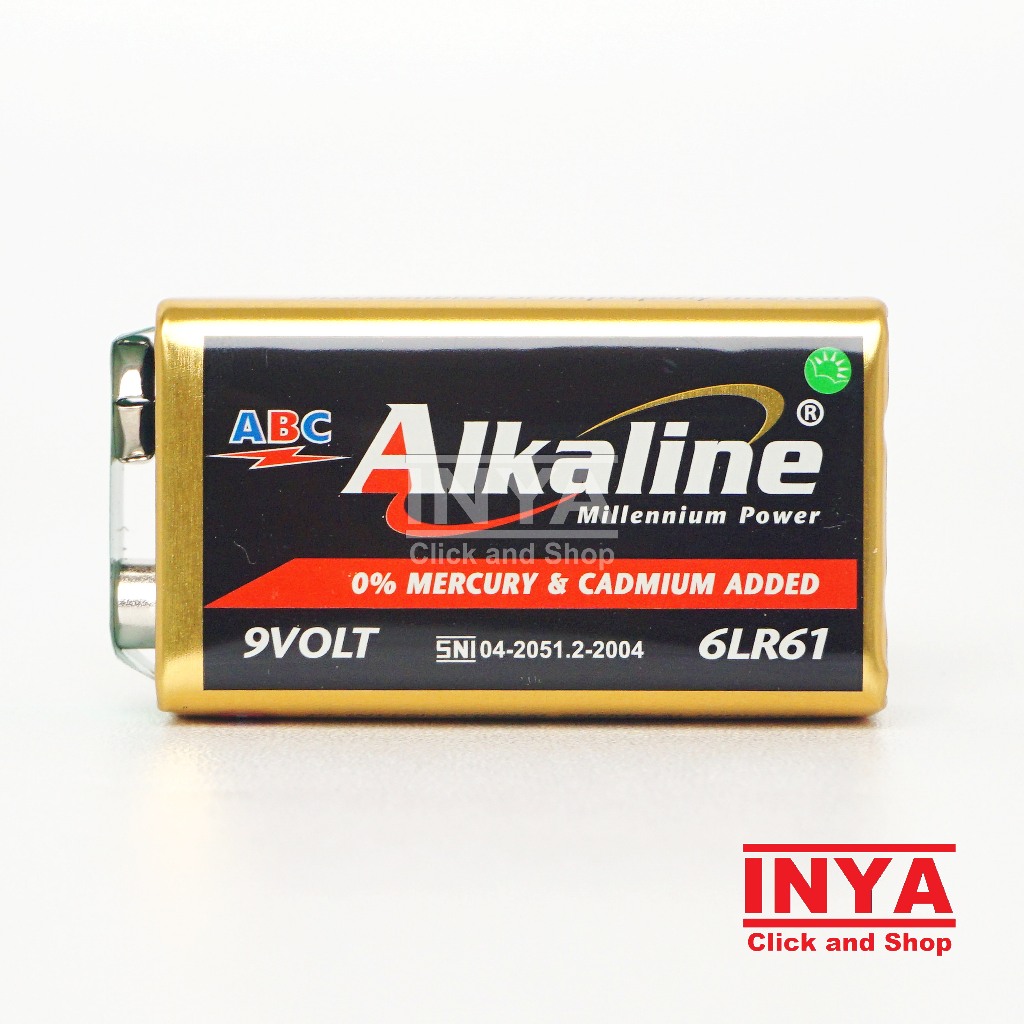 Jual Baterai Alkaline Kotak 9 Volt 6LR61 - Battery | Shopee Indonesia