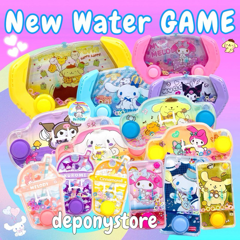Jual Mainan air Game water mainan jadul sanrio melody kuromi cinnamorol ...