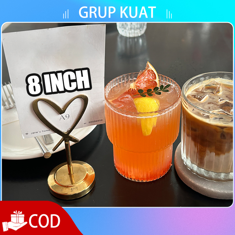 Jual 20cm Tiang Nomor Meja Stainless Menu/ Number Holder Stand/Stand ...