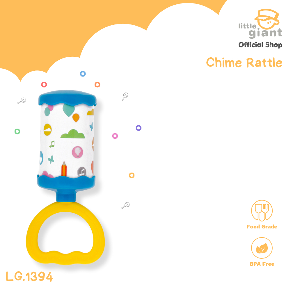 Jual Little Giant Chime Rattle (new color) | Mainan Motorik Anak ...