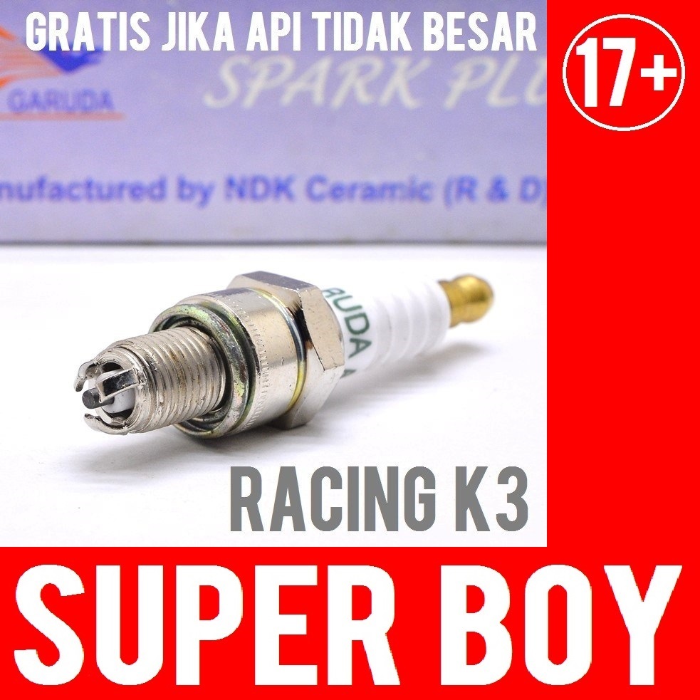 Jual TERMURAH DI INDONESIA busi racing k3 kaki 3 2 tak 4 tak karisma gl ...