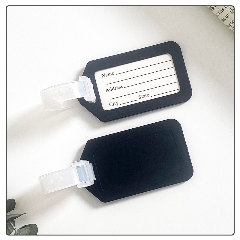 Jual Name Tag koper tag luggage tag plastik koper gantungan koper/tag ...