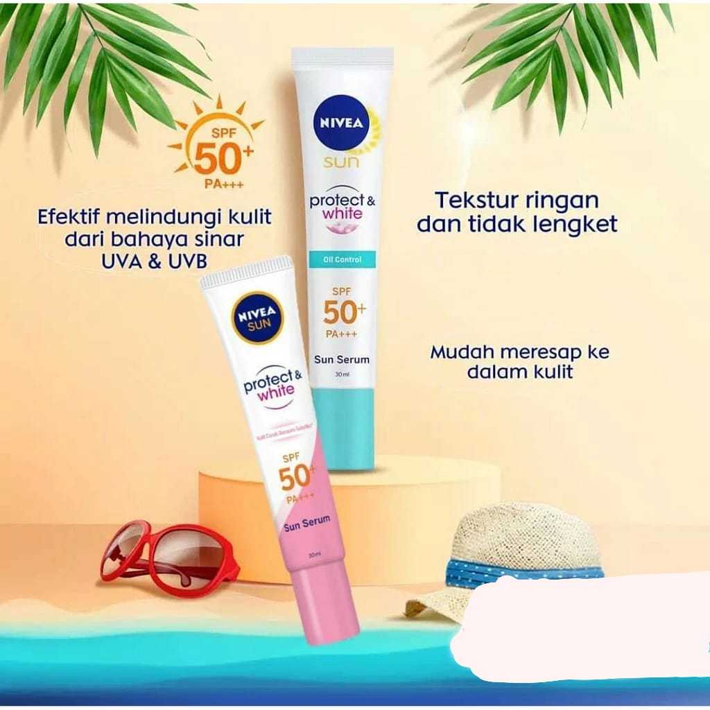 Jual Nivea Sun Face Protection Serum Spf 50+ PA +++ - Oil Control ...