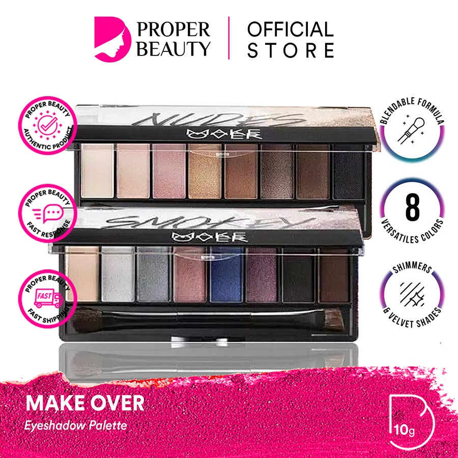 Jual MAKE OVER Eyeshadow Palette Indonesia / Eye Shadow Palette 10g ...