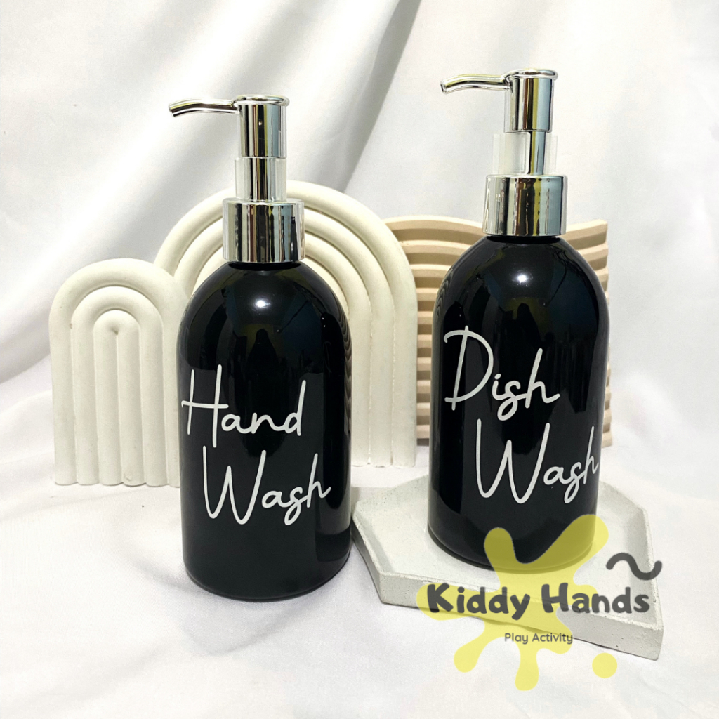 Jual NEW PUMP BLACK LUXURY 250 ml Botol Sabun Cair Hitam Shampoo Cuci ...