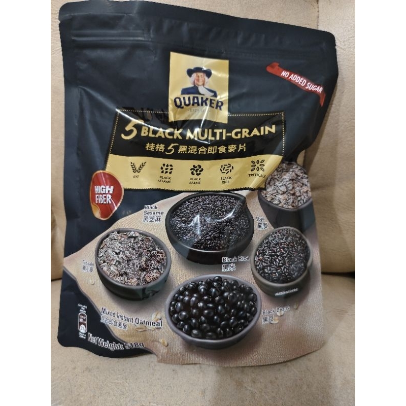 Jual Quaker 5 Black Multigrain 518 gram | Shopee Indonesia