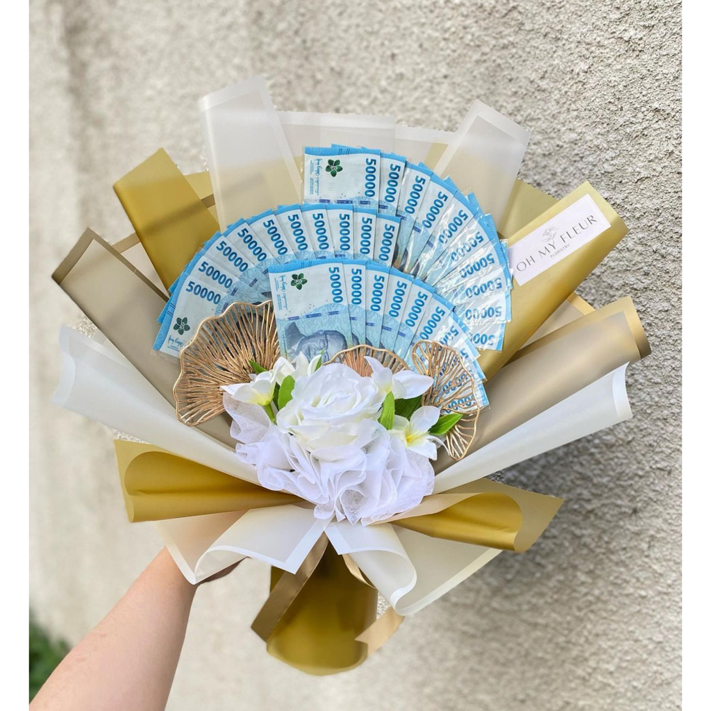 Jual FAN STYLE MONEY BOUQUET | JUAL BUKET UANG ASLI BUNGA ARTIFICIAL ...