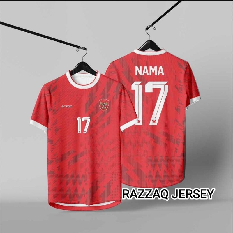 Jual JERSEY TIMNAS INDONESIA 2024 HOME AWAY FULL PRINTING GRATIS NAMA DAN NO PUNGGUNG | Shopee ...