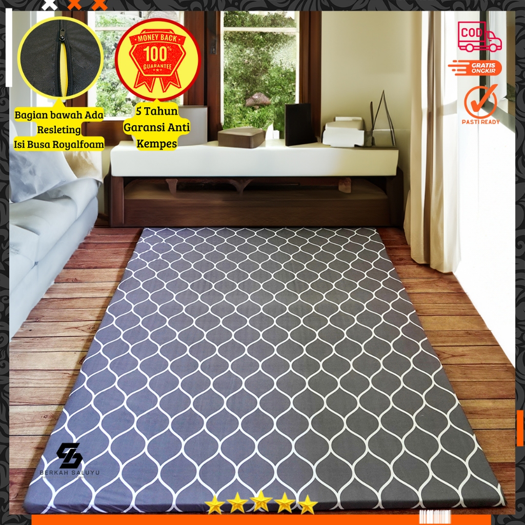 Jual Kasur Busa Motif Minimalis Kasur Lipat Tebal & Empuk Busa ROYAL ...