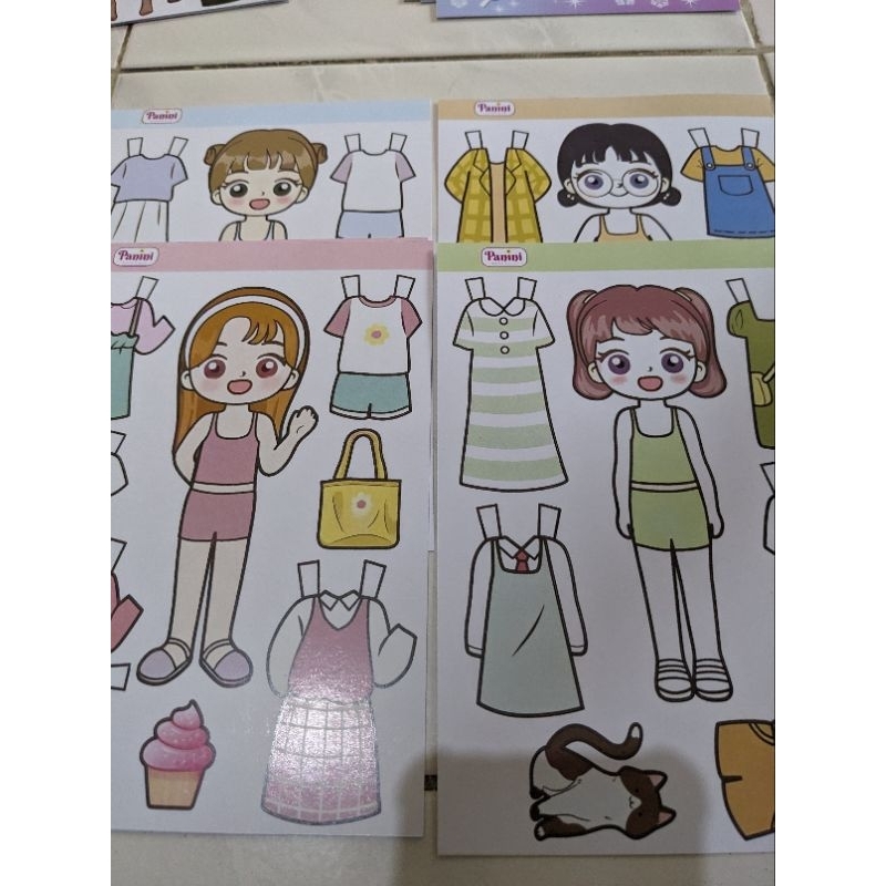 Jual [MIN ORDER 5RB] KOREAN PAPER DOLL BONGKAR PASANG BP BPan Mainan ...